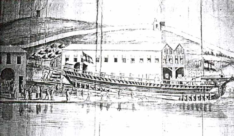 Modelo de la galera Santiago y las galeras de España del siglo XVIII ...